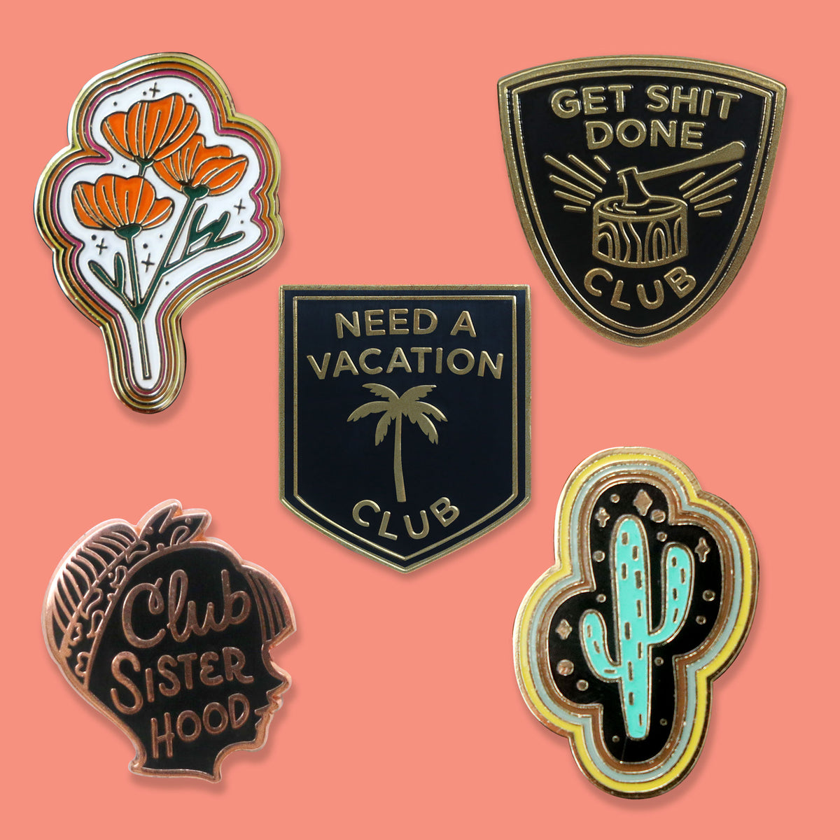 Enamel Pins – Paper Parasol Press