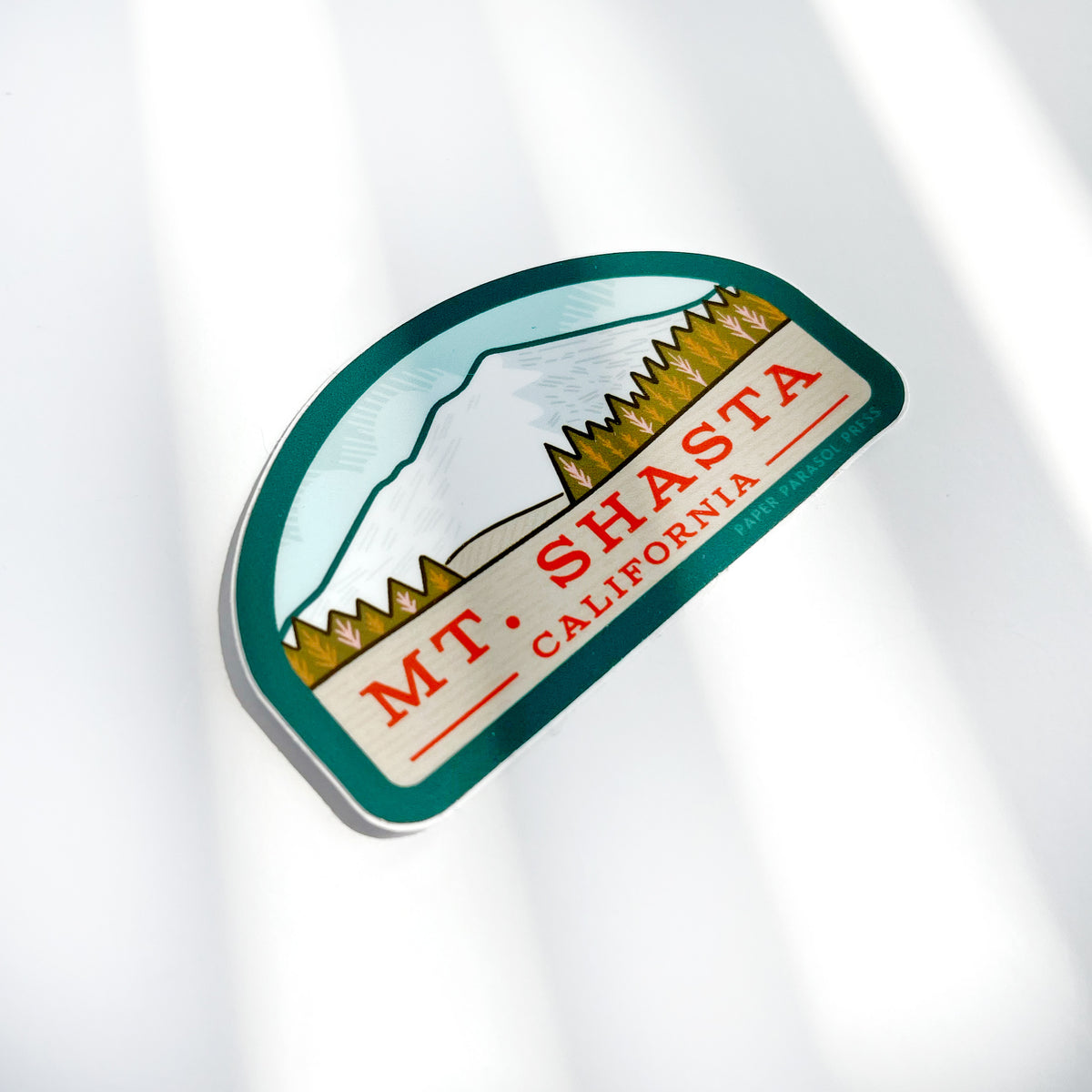 Mt. Shasta Sticker – Paper Parasol Press