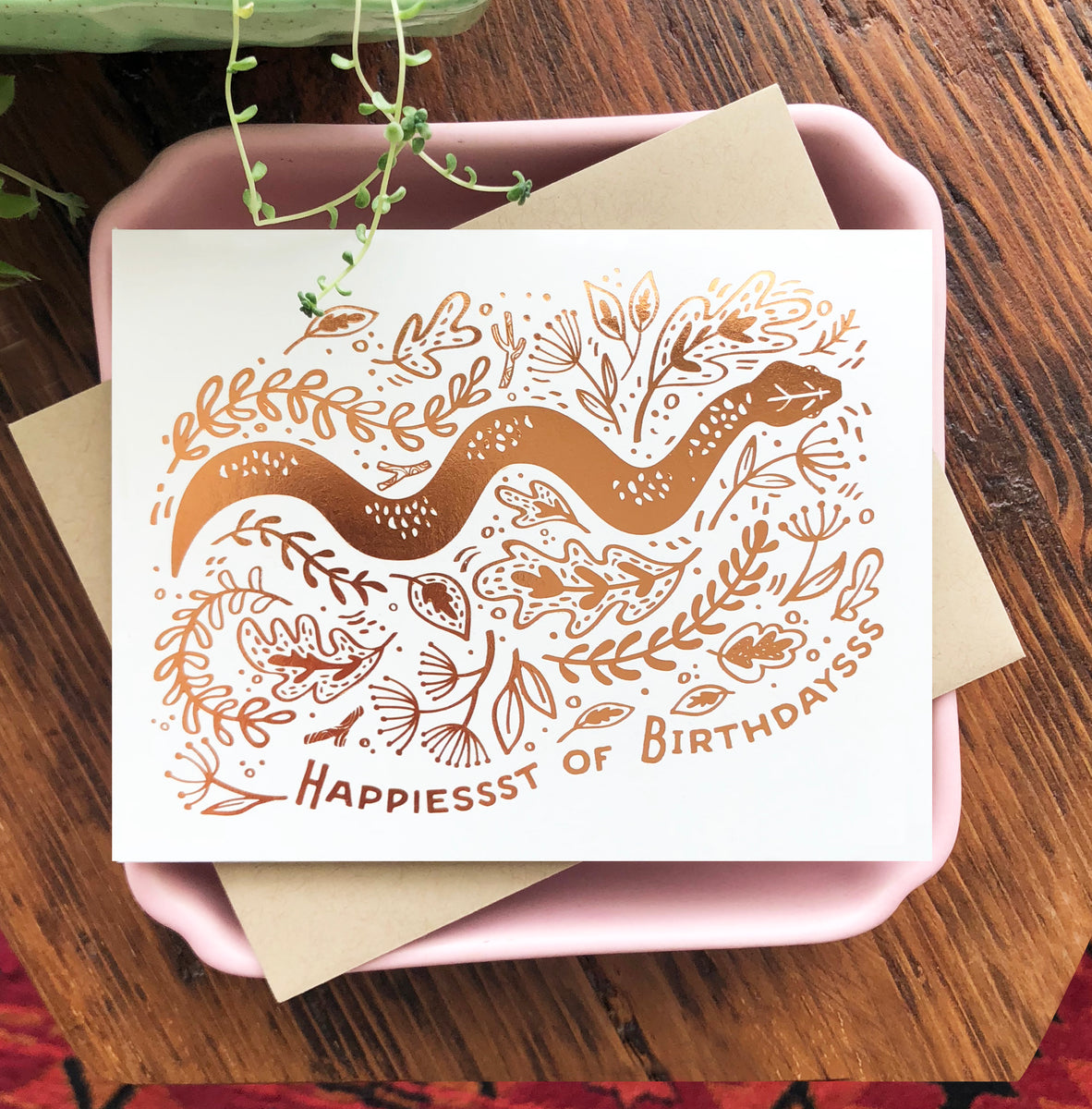 Snake Birthday Card – Paper Parasol Press