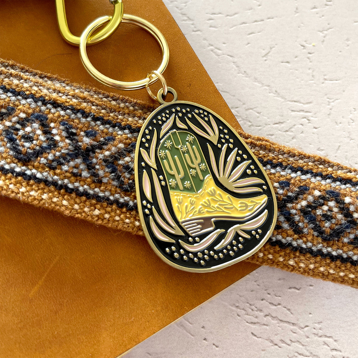 Baja Boot Enamel Keychain – Paper Parasol Press