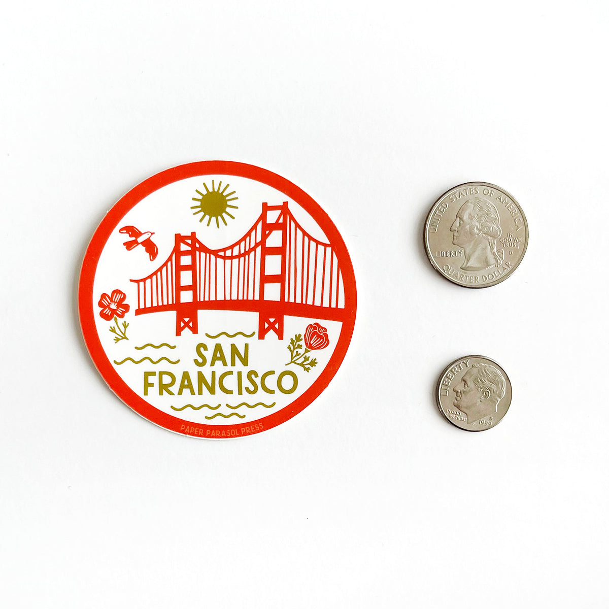 San Francisco Icons Sticker – Paper Parasol Press